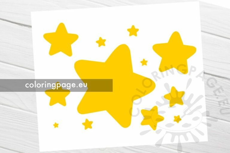 Rounded star printable | Coloring Page