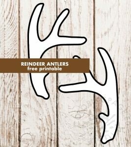 Reindeer Antlers Pattern | Coloring Page