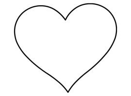 Heart outline | Coloring Page