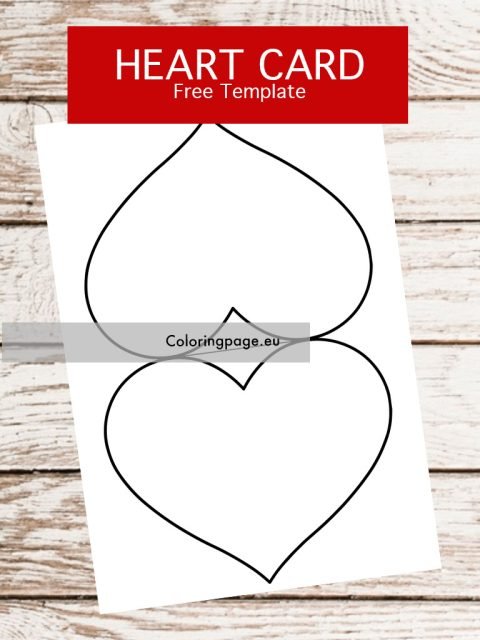 Printable Valentine's card | Coloring Page