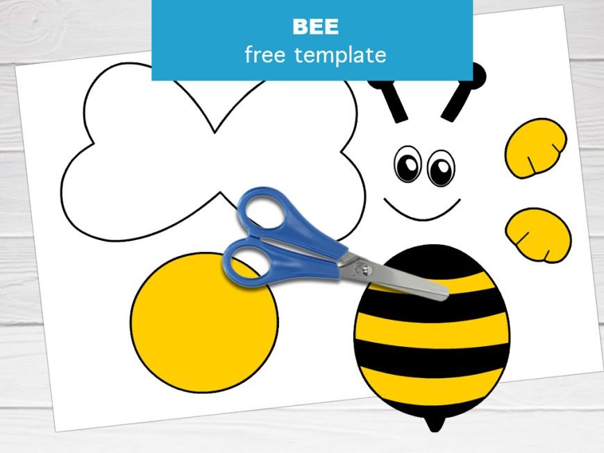 Bees - Coloring Page