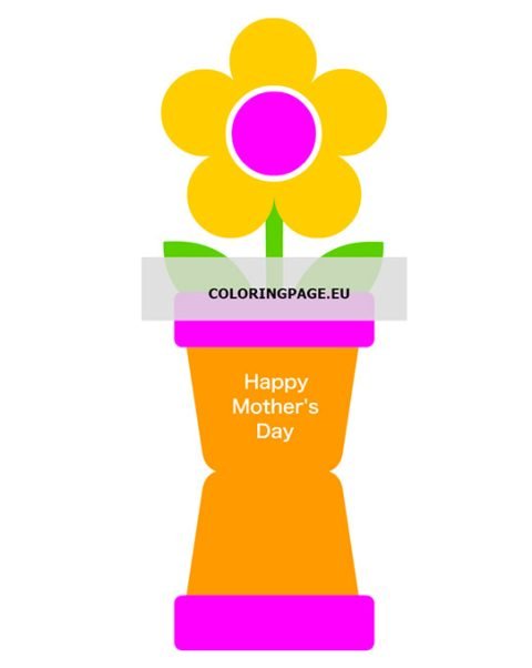 Mother's Day - Coloring Page