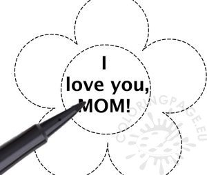 Mother's Day - Coloring Page