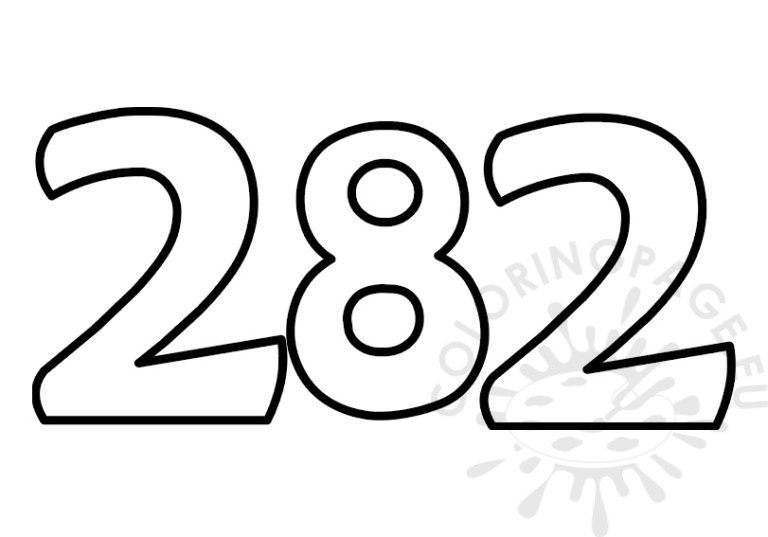 Numbers - Page 2 of 48 - Coloring Page