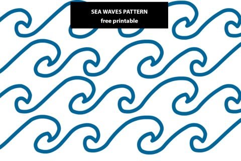 Sea waves pattern | Coloring Page