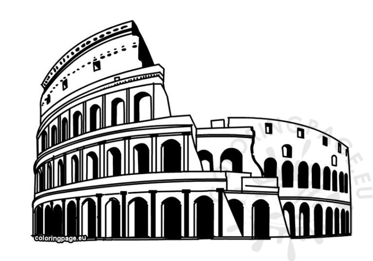 Colosseum coloring page | Coloring Page