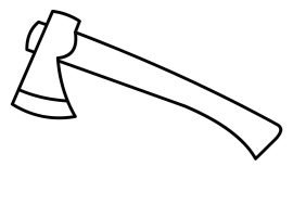 Axe | Coloring Page