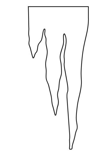 Free Icicle Pattern | Coloring Page