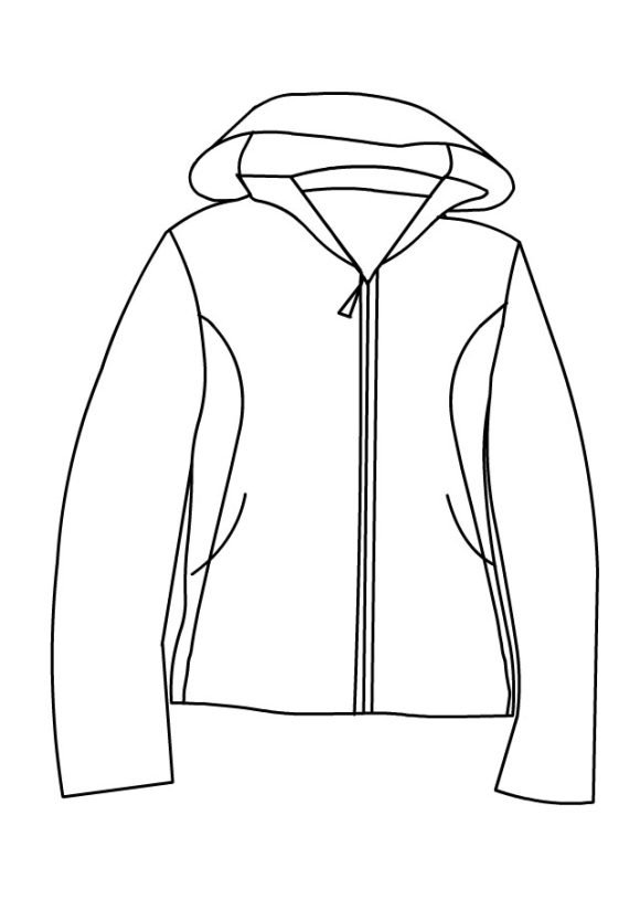 Ski Jacket | Coloring Page