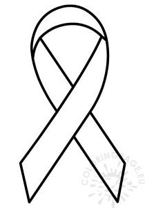 Cancer ribbon pattern | Coloring Page