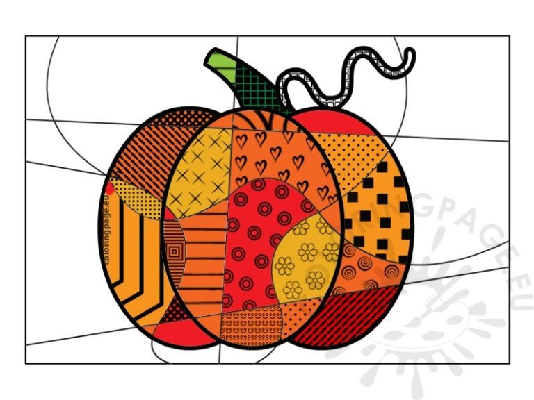 Doodle Pumpkin | Coloring Page