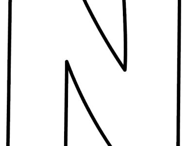 Free printable Bubble Letter A | Coloring Page