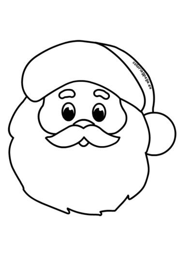 Santa free printable | Coloring Page
