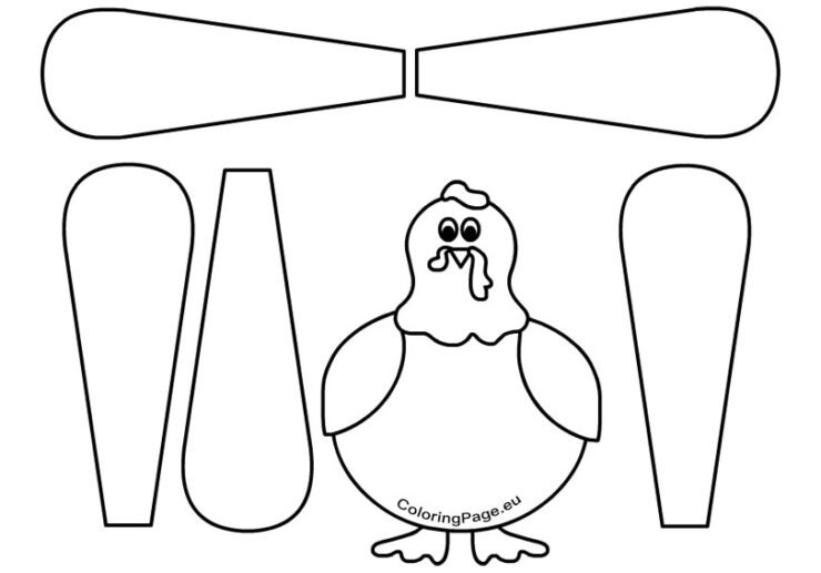 Turkey Activity Template | Coloring Page