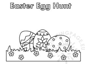 Easter Egg Hunt | Coloring Page