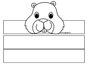 Groundhog Day Headband | Coloring Page