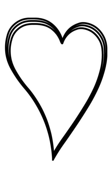 Heart doodle | Coloring Page