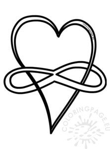 Infinity Heart | Coloring Page
