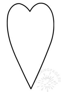 Primitive Heart | Coloring Page