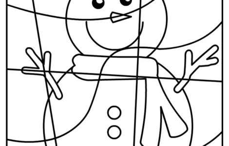 Winter - Coloring Page