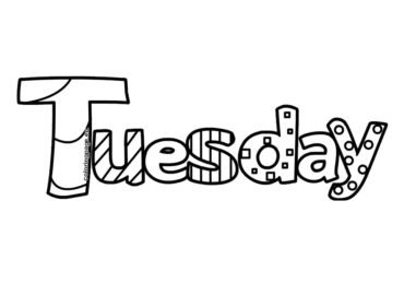 Tuesday | Coloring Page