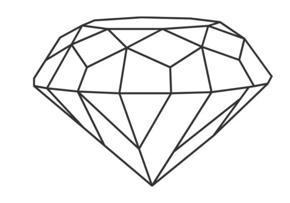 Diamond | Coloring Page