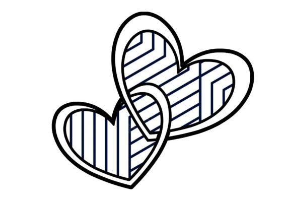 Valentine Zentangle | Coloring Page