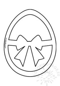 Easter egg stained glass pattern | Coloring Page