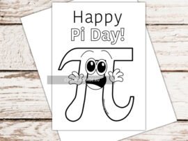 Happy Pi Day | Coloring Page