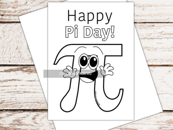Happy Pi Day | Coloring Page