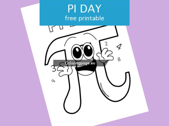 Pi Day coloring page | Coloring Page