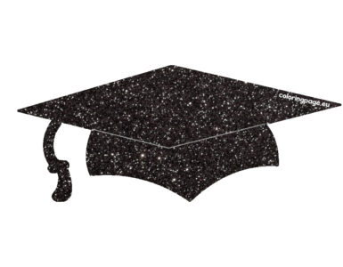 Graduation cap 2017 clip art | Coloring Page