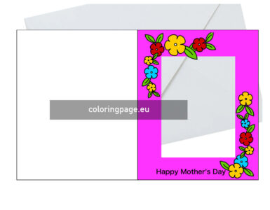 Free Mother's Day Card | Coloring Page
