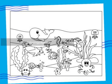 Ocean animals | Coloring Page
