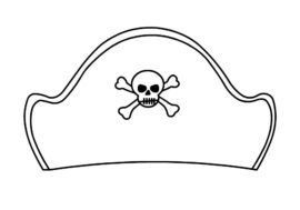 Pirate hat | Coloring Page