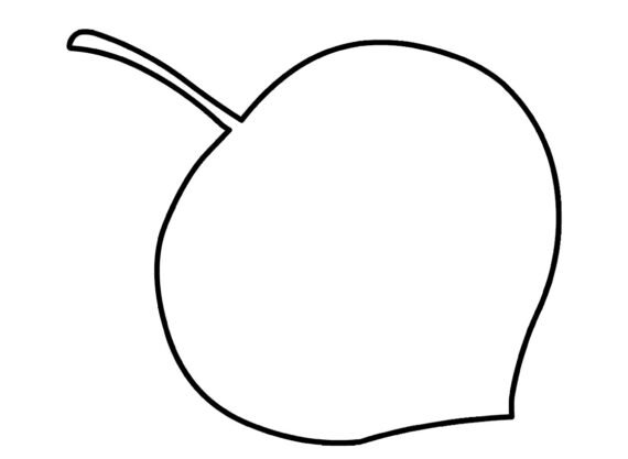 Aspen Leaf | Coloring Page