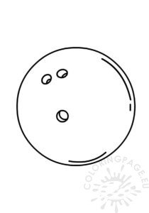 Bowling ball | Coloring Page