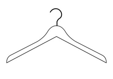 Clothes Hangers | Coloring Page