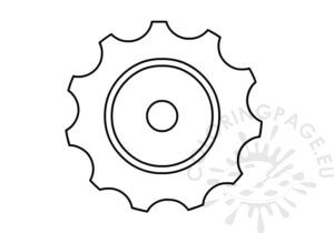 Gear | Coloring Page