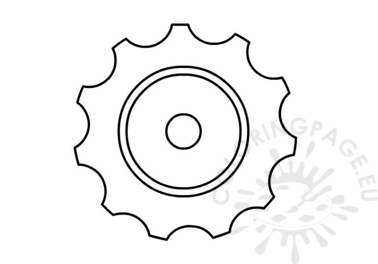 Gear | Coloring Page