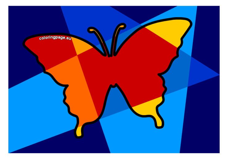 Warm and cool colors | Coloring Page