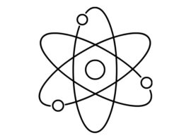 Atom symbol | Coloring Page