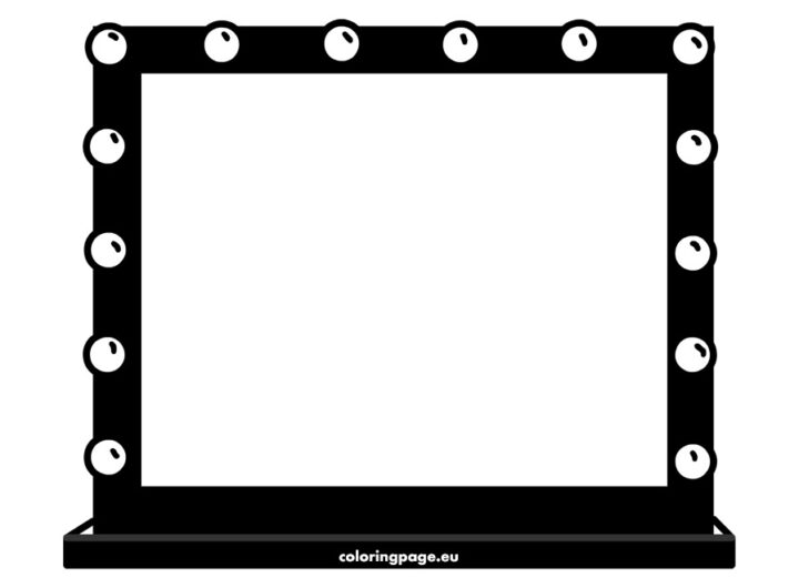 Light Bulb Frame | Coloring Page