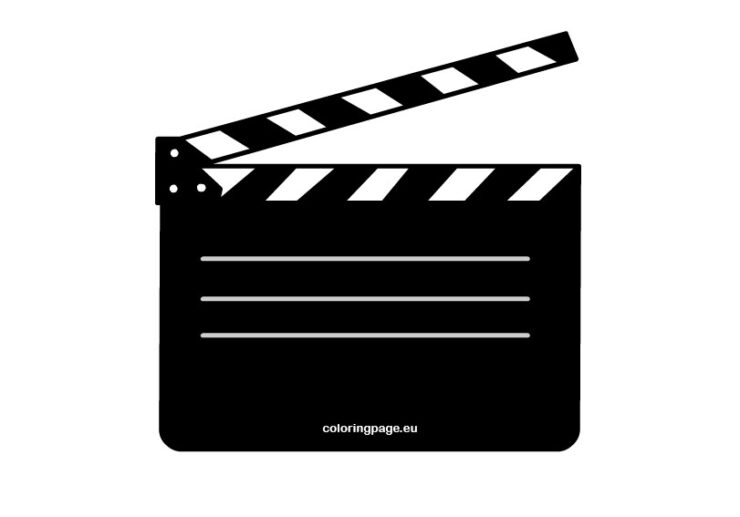 Movie Clapperboard | Coloring Page