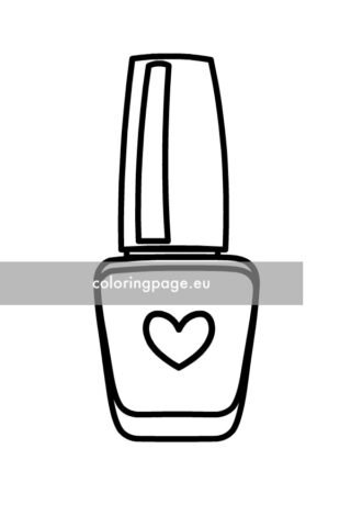 Nail polish | Coloring Page