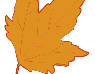 Happy Autumn Leaf | Coloring Page