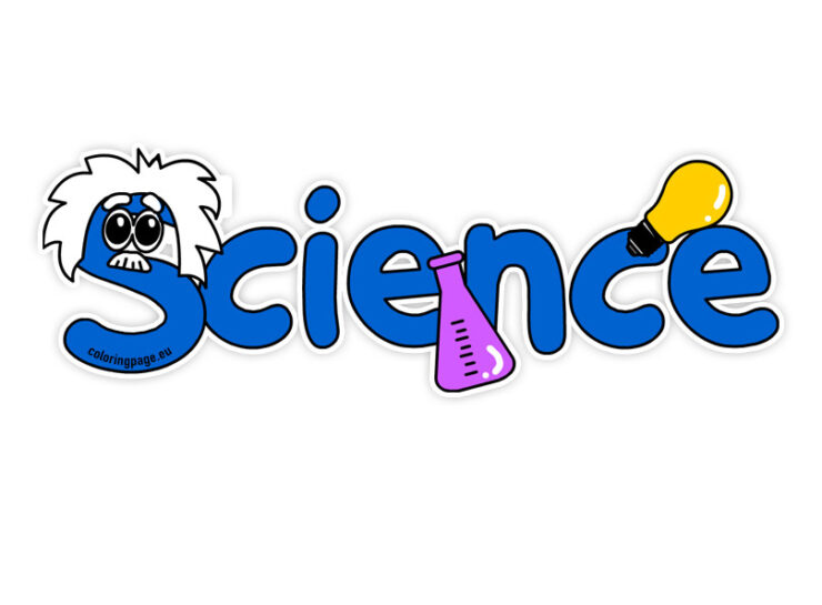 Science text | Coloring Page Science text | Coloring Page