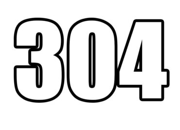 304 number | Coloring Page