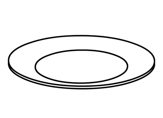 Plate | Coloring Page