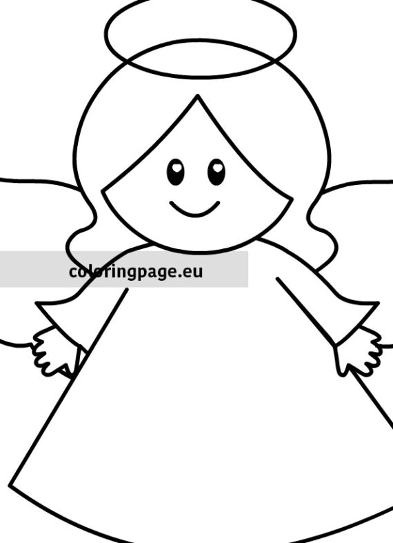 Printable Angel coloring page | Coloring Page